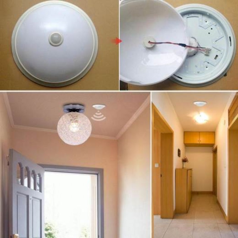 AC 220V PIR Motion Sensor-40mm LED PIR Detector Infrared Motion Sensor ...
