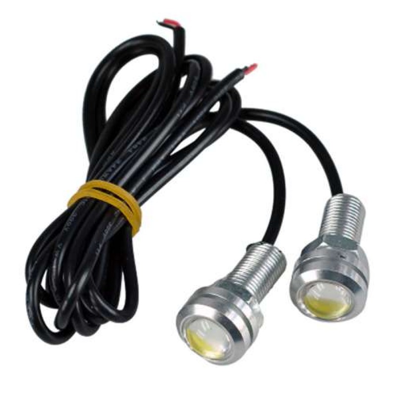1 Pair DC 12V 23mm Eagle Eye LED Daytime Running Light-DRL Car Auto ...