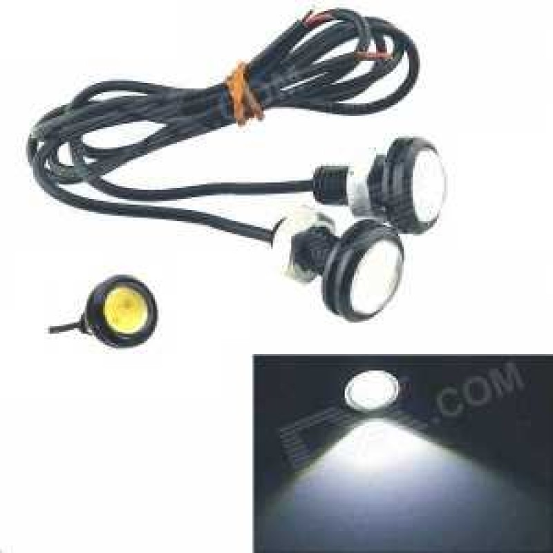 High Power Eagle Eye 12V 6W 23mm Astern White LED Light 200lm 6000K Car ...