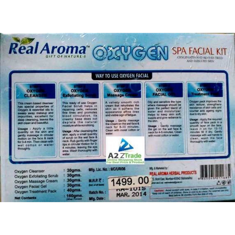 Oxygen Spa Facial Kit-5 in 1 Facial Kit -160gm