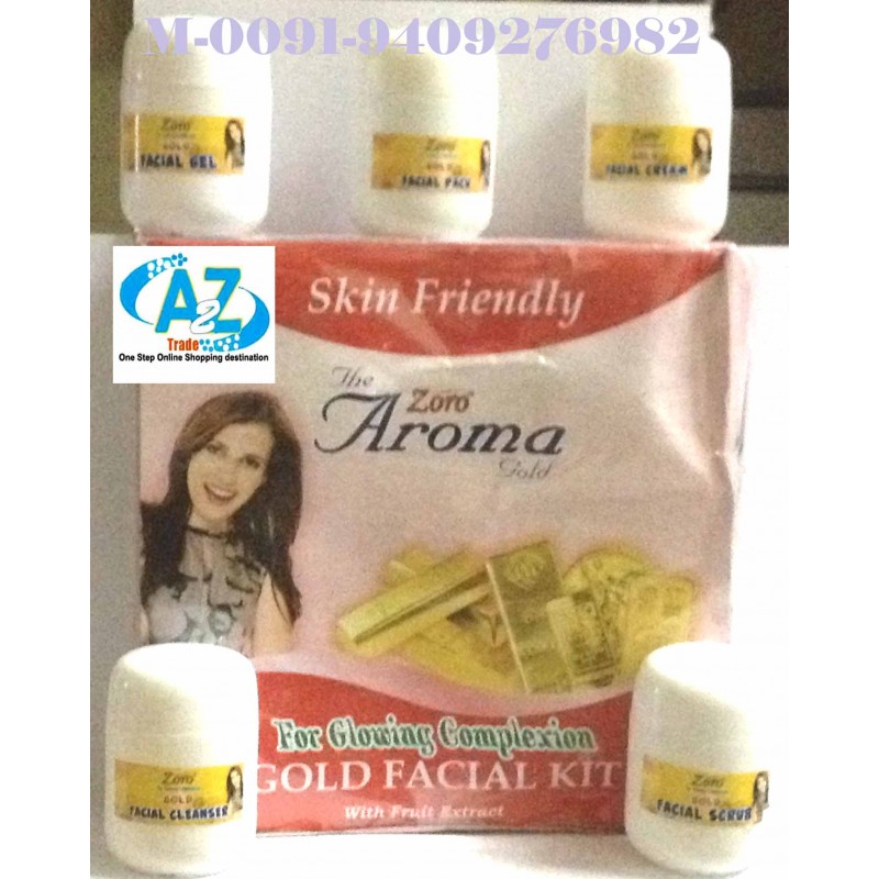 Gold Aroma Facial Kit-Zoro- For Glowing Complexion, Buy 1 Get 1 Free ...