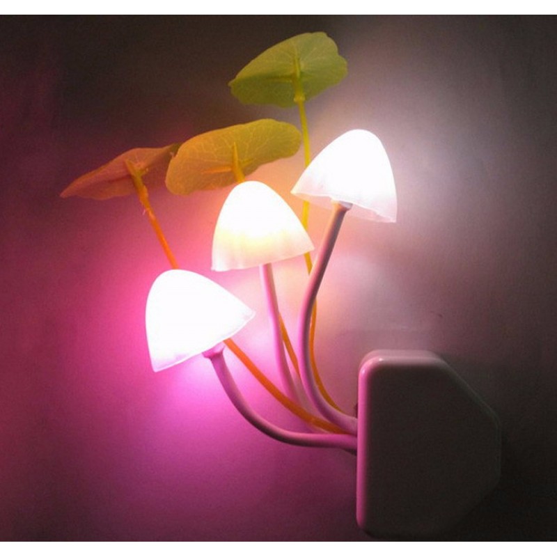 Novelty Mushroom Fungus Night Light With Auto(Day-Night) Sensor-LED ...