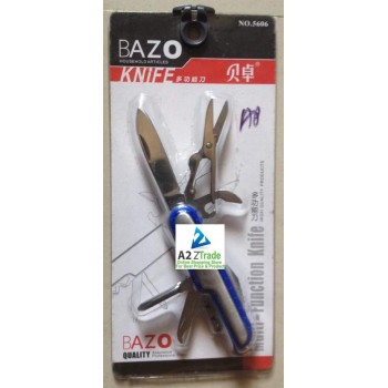 Bazo Multi Knife, Swiss Army Knife - Blue Color With Key Chain, 55% ...