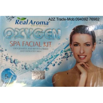 Real Aroma Oxygen Spa Facial Kit, 5 in 1 Facial Kit, Oxygen Facial Kit ...