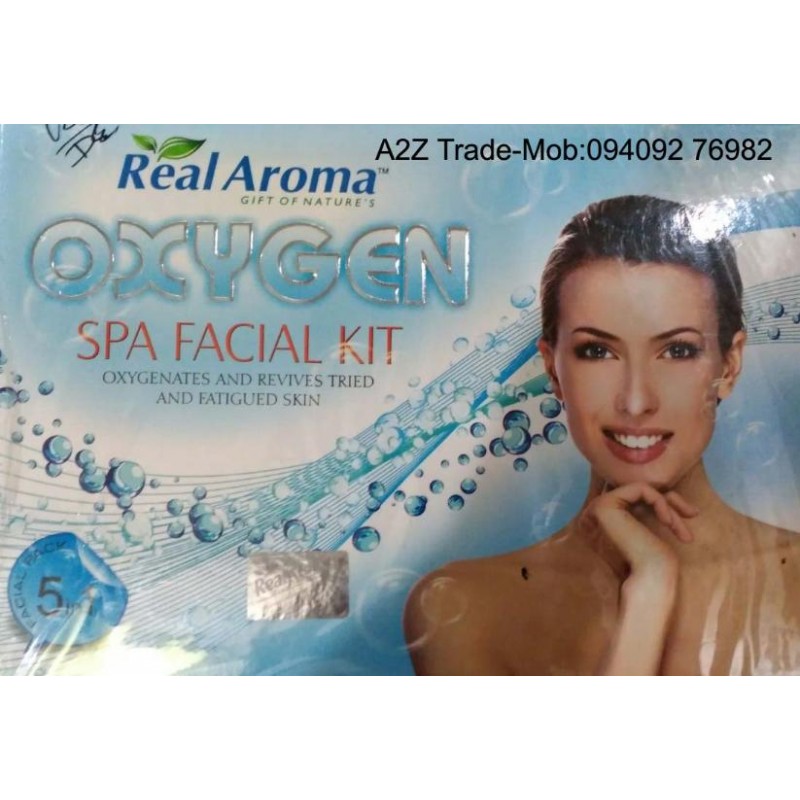 Real Aroma Oxygen Spa Facial Kit, 5 in 1 Facial Kit, Oxygen Facial Kit ...