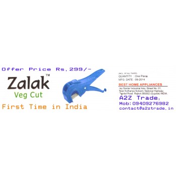 Zalak Vegetable Cutter,Zalak Veg Cutter, Works like Stapler, No More ...