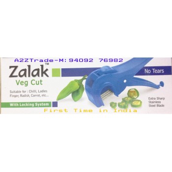 Zalak Vegetable Cutter,Zalak Veg Cutter, Works like Stapler, No More ...