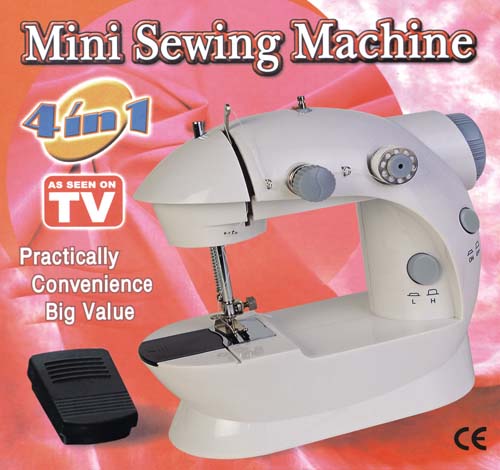 Mini Sewing Machine Portable 4 In 1 With Adapter & Pedal